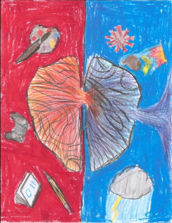 Positive and Negative Thoughts | Texas Mental Health Creative Arts Contest